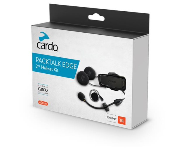 Cardo Packtalk EDGE 2nd helmet kit - BikesHome